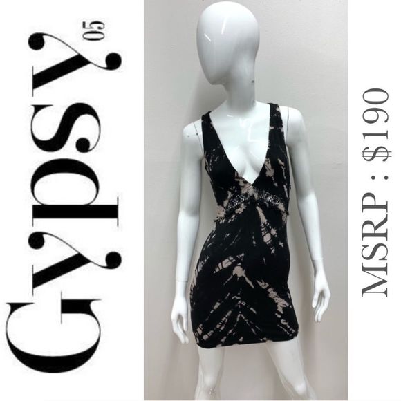 Gypsy 05 | Dresses | New Gypsy 5tie Dyesexy Crochet Accent Body Contour ...